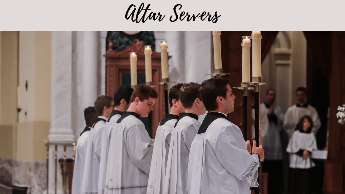 Altar Servers - Our Lady of Lourdes Catholic Church